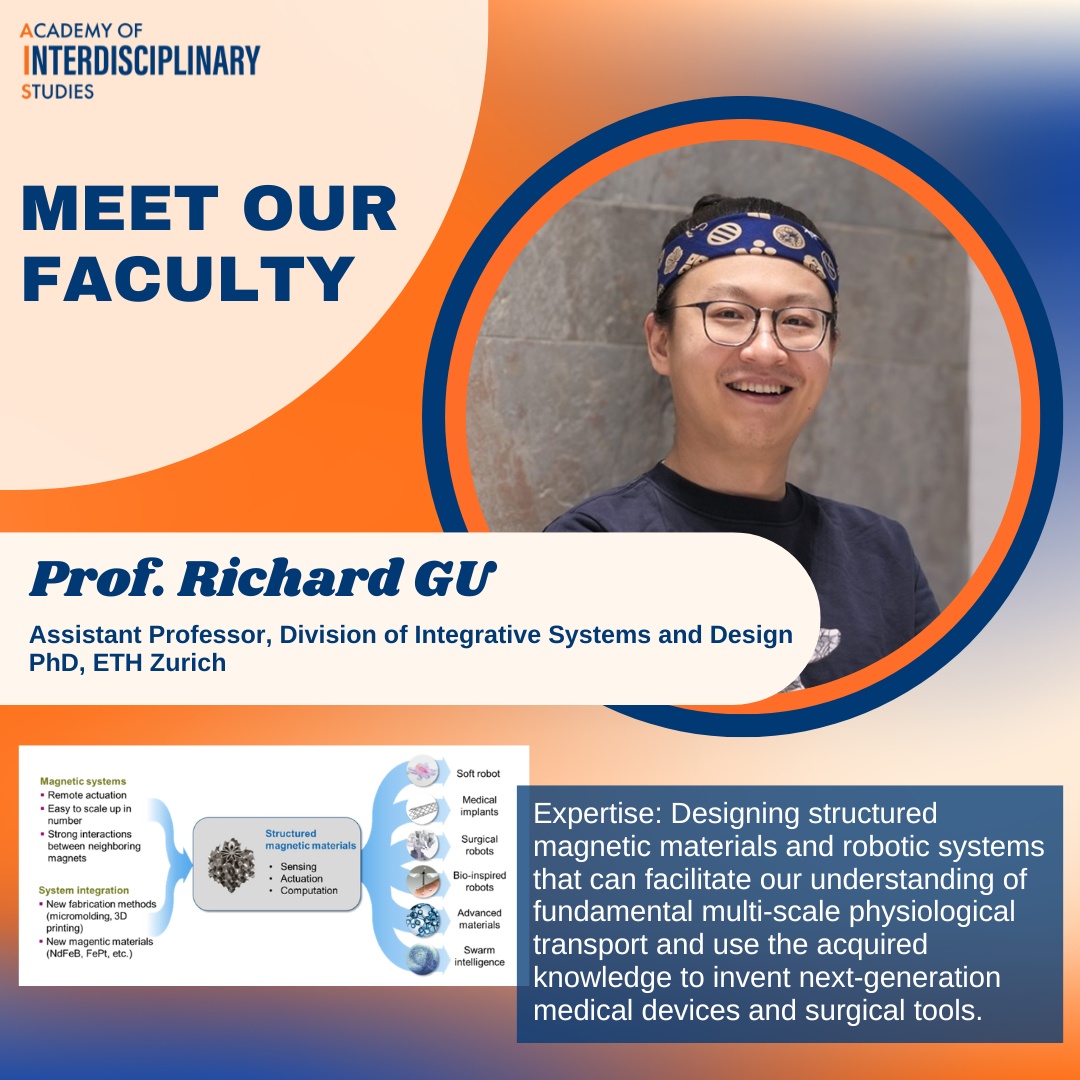 Meet Our Faculty: Prof. Richard GU | Academy of Interdisciplinary Studies